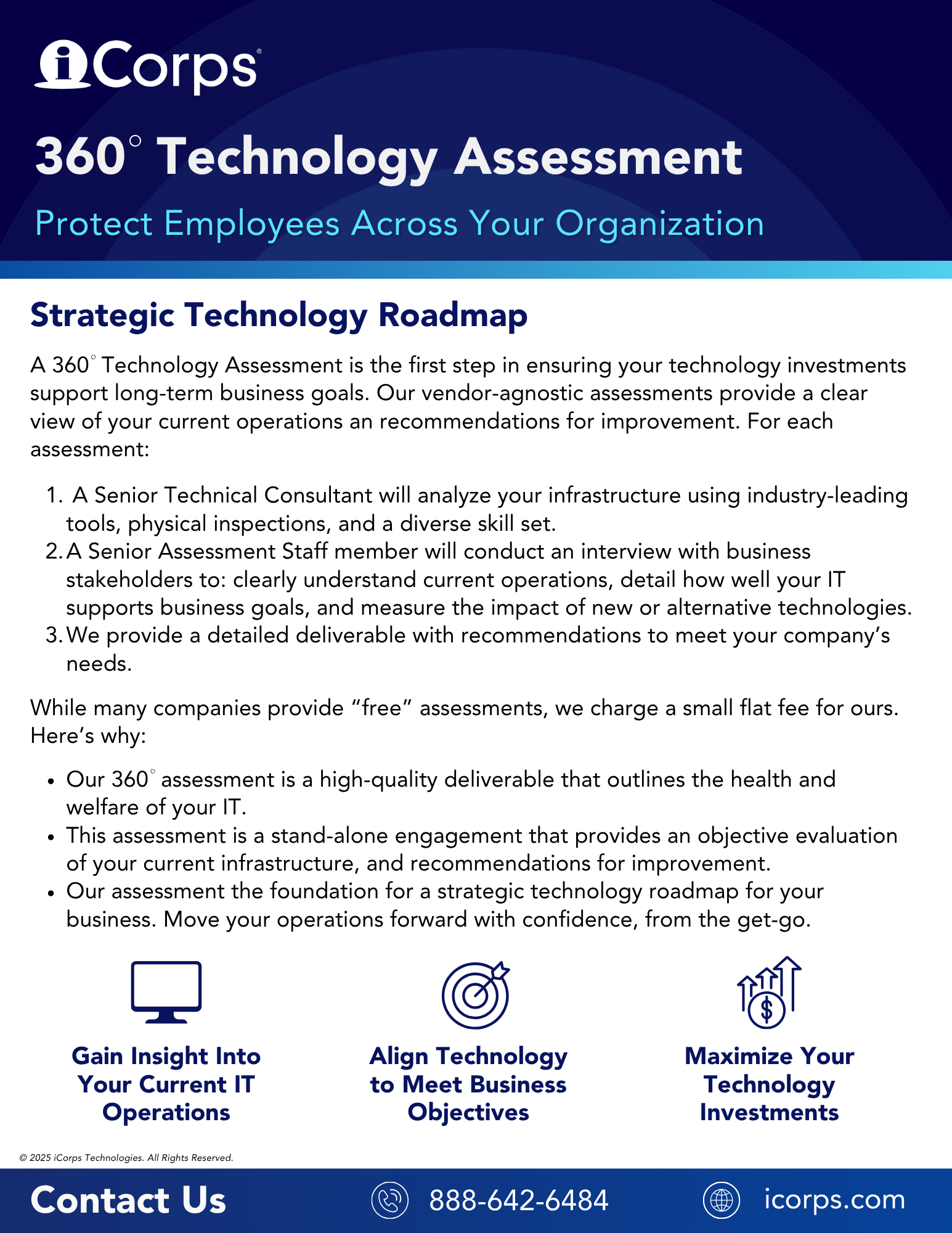 Datasheet: iCorps 360° Technology Assessment